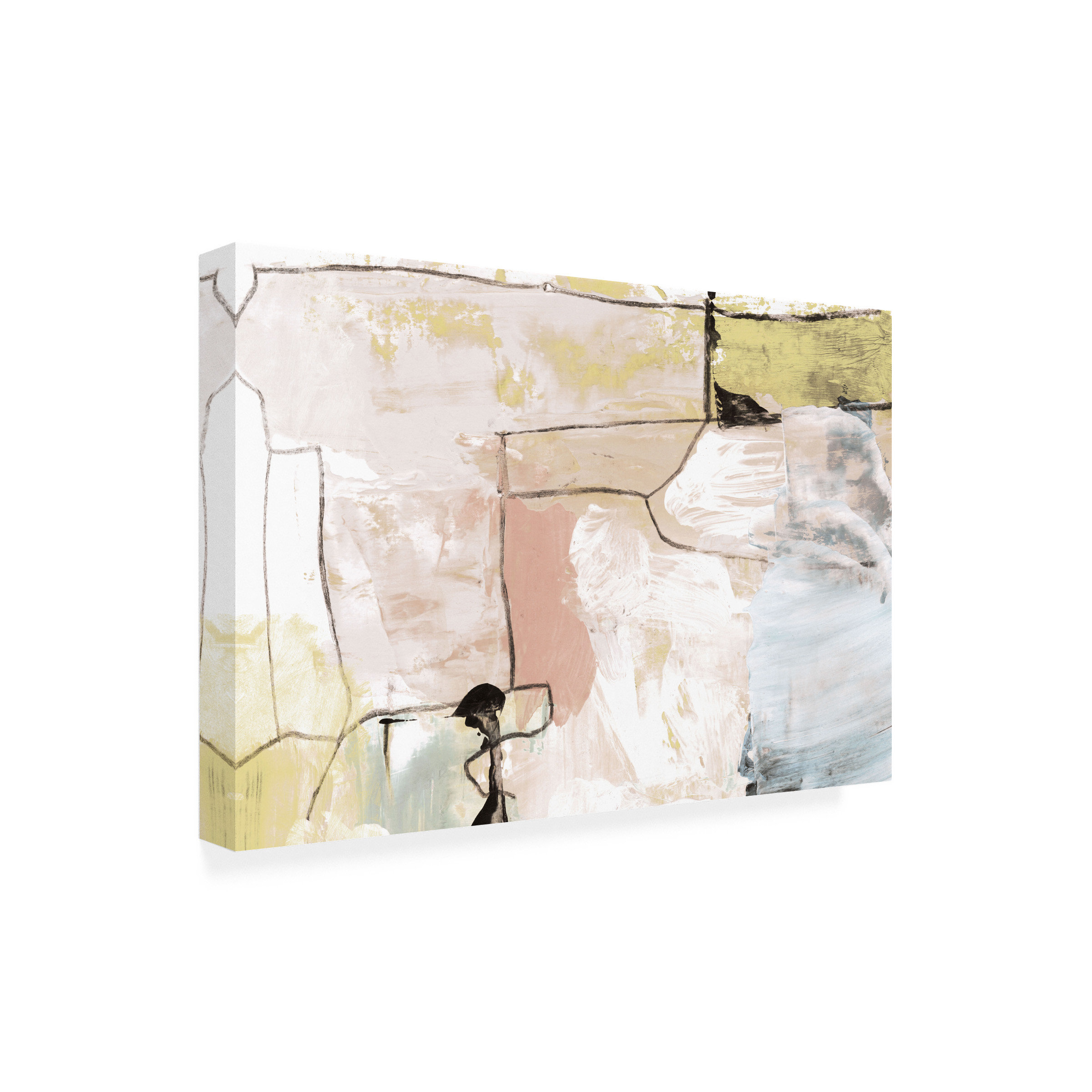 Wrought Studio™ Dan Hobday Abstract Pastels Canvas Art | Wayfair